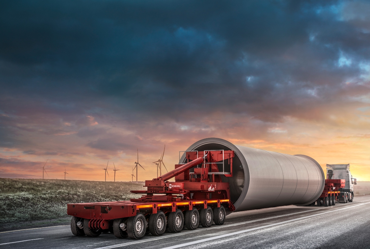Eine Kombination aus K25L und WT70 – für Windturmsegmente der ...