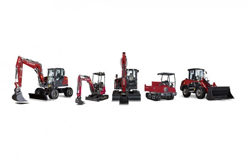 Die neuen Premium-Red-Maschinen von Yanmar Compact Equipment markieren ...