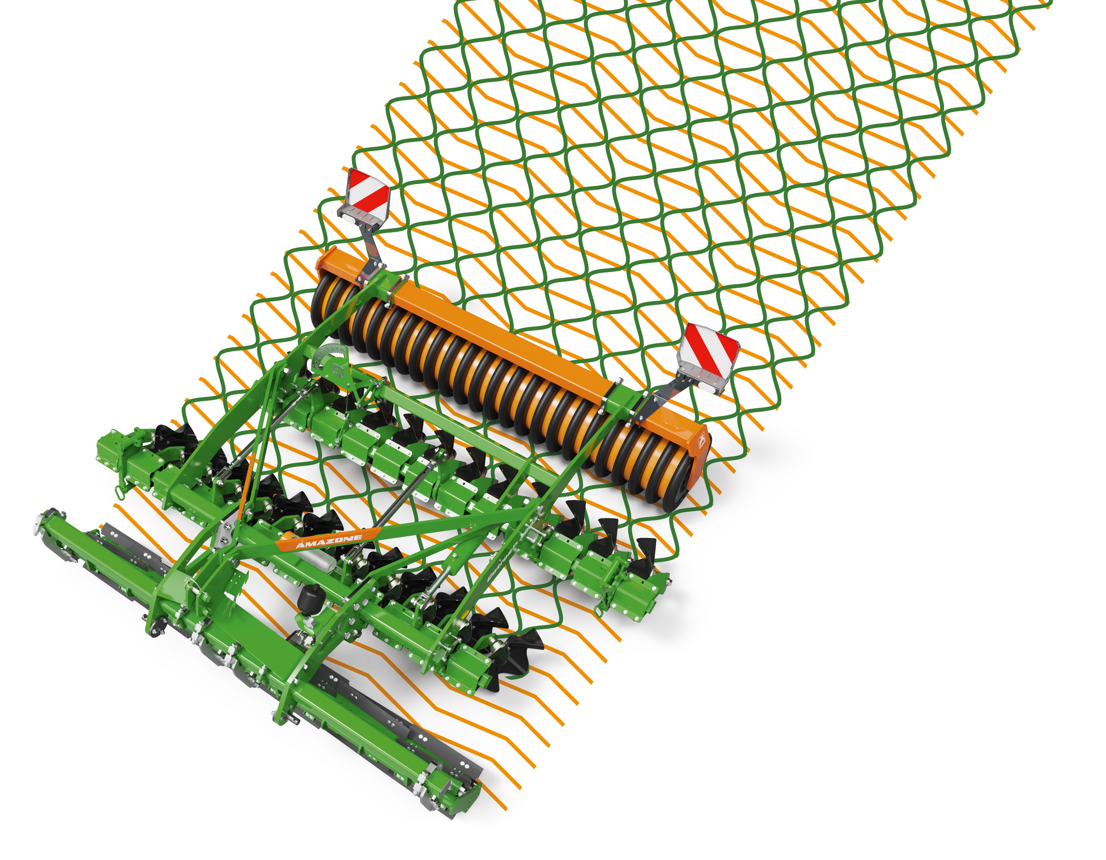 In Verbindung mit der vorlaufenden Messerwalze erzeugt die X-Cutter ...