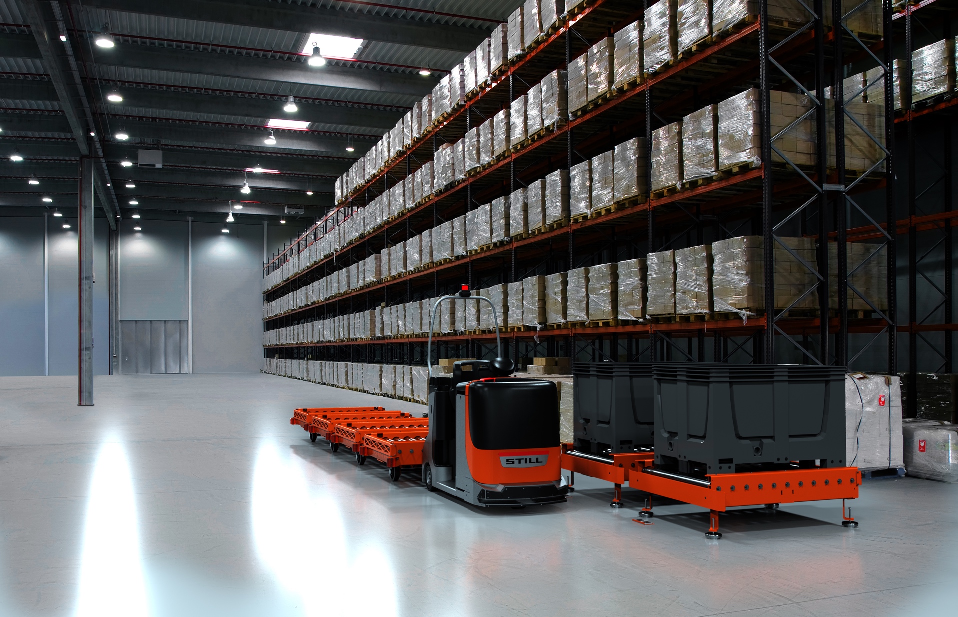 Latest member of the STILL iGo family - An automated tugger train ...