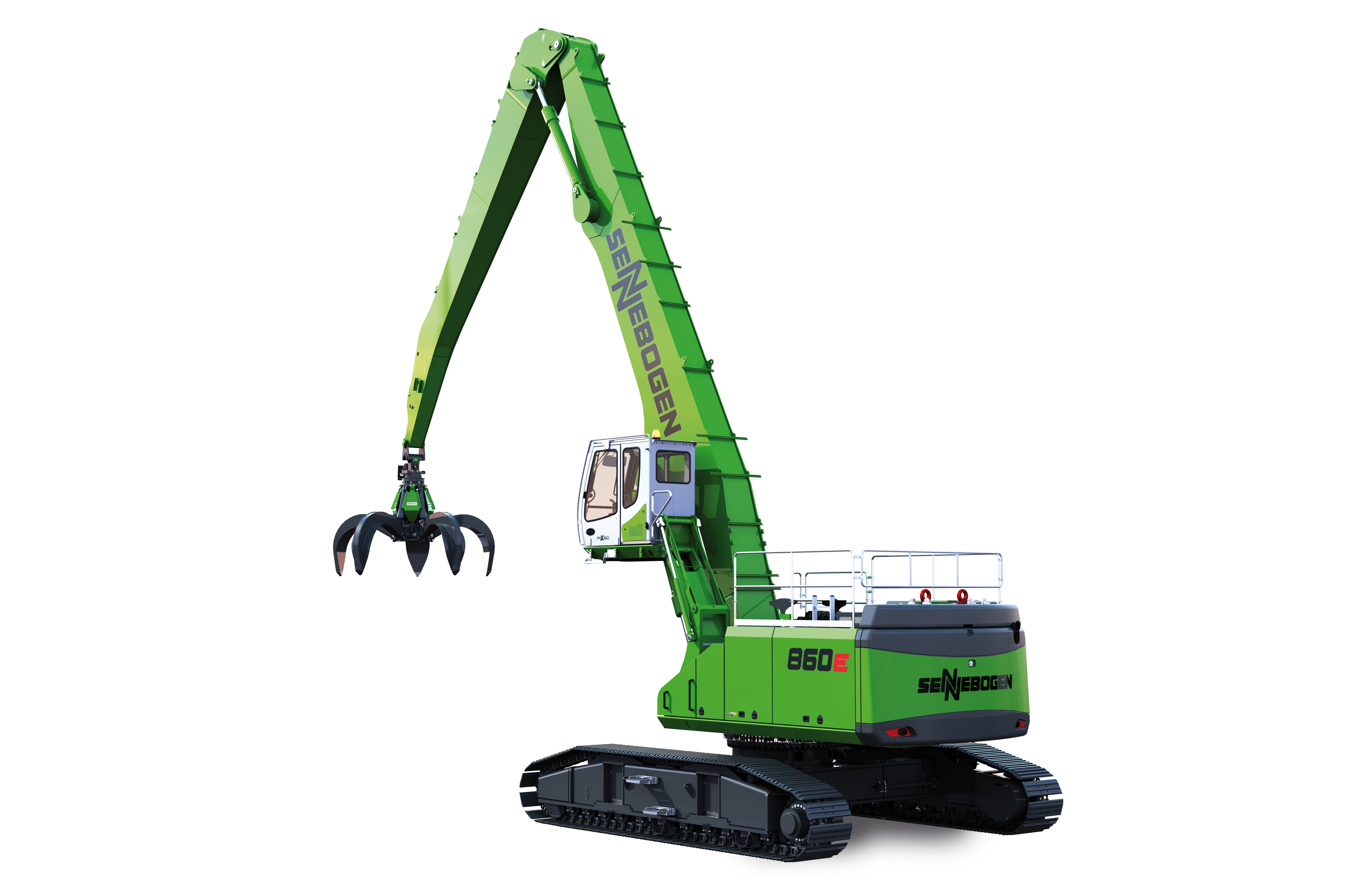 SENNEBOGEN 860 E-Serie: Umschlagbagger für Schrottumschlag und Hafen ...
