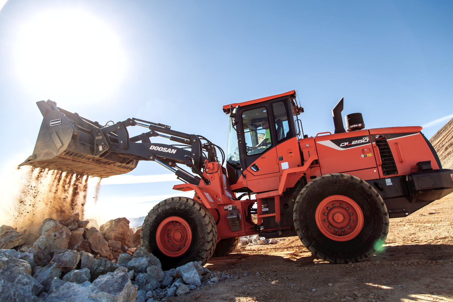 Two new Doosan wheel loaders provide improved fuel savings with Tier 4 ...