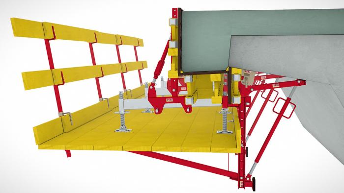 Construction of cantilevered parapets for new buildings and refurbished ...